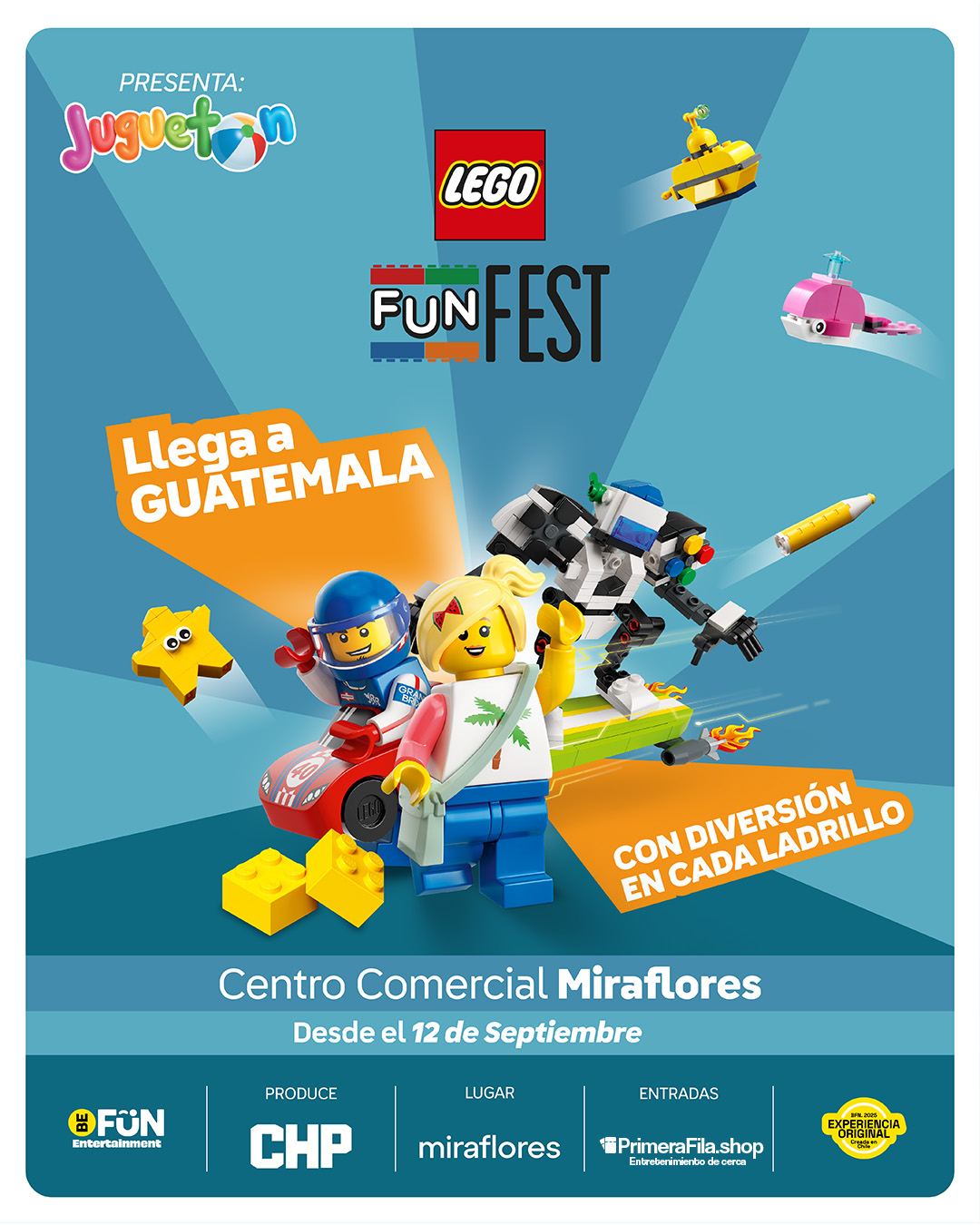 ¡Prepárate para construir, jugar y sorprenderte! LEGO® FUN FEST llega a ...